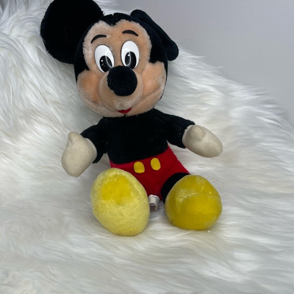 Disney | Toys | Vintage Mickey Mouse Disney Plush Character Stuffed ...